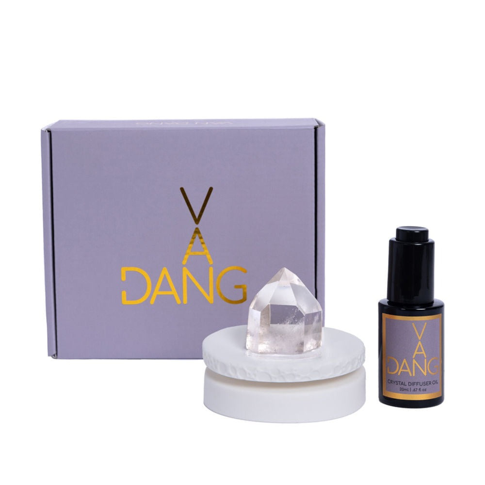 The Crystal Meditation Set - Clear Quartz Savannah – Van Dang Fragrances