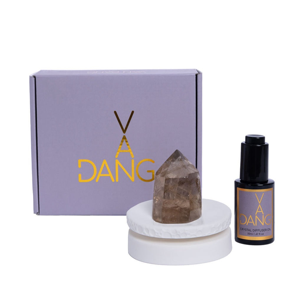 The Crystal Meditation Set - Smoky Quartz Acid Washed Dream – Van Dang ...