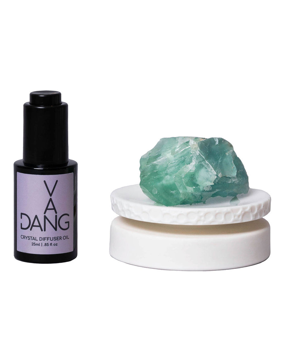 The Crystal Meditation Set - Flourite Solaire – Van Dang Fragrances